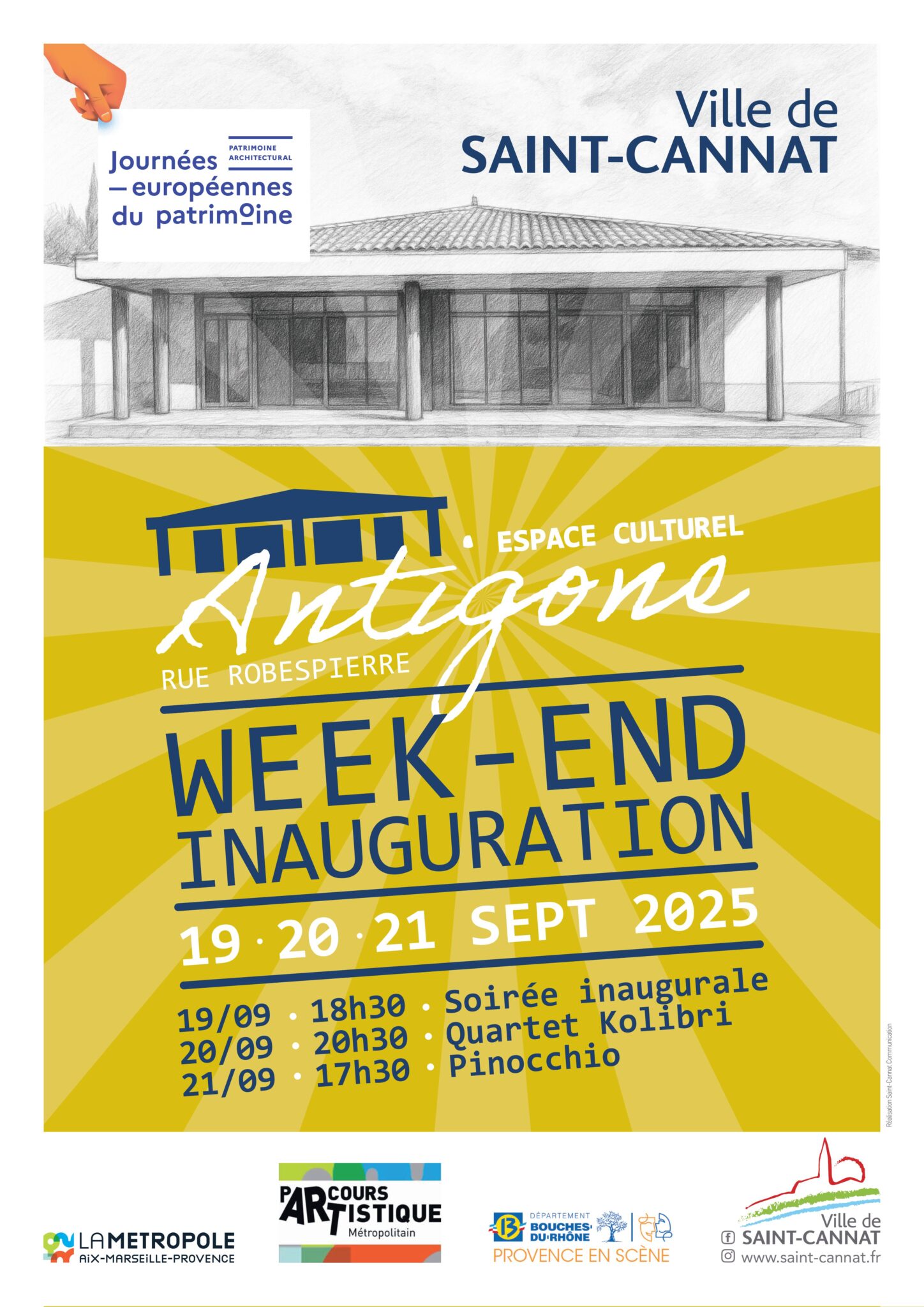 Patrimoine : Inauguration de l'Espace Culturel Antigone - Le village de ...